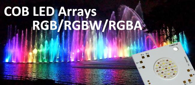 Multichip Rgbw Cob Led Array 30w 700ma 30v Cob Rgbw Led Module