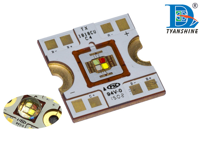 Small LES Multichip LED , 30Watt Quad Color RGBW LED Module