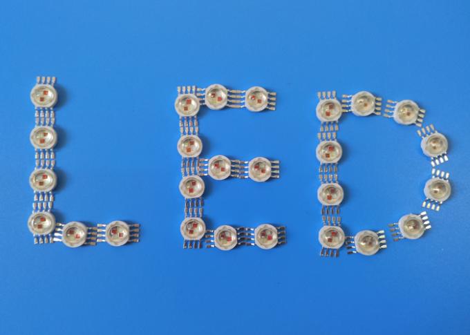 4in1 RGBA High Power Led Module , 8pins 4X2W RGB Amber LED Diode