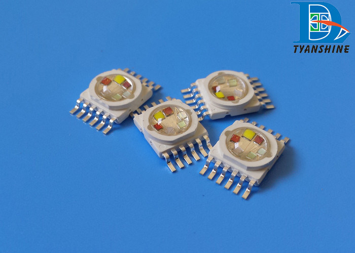 High Power 10W LED Diode 6in1 RGBWAUV Multicolor LEDs Chip