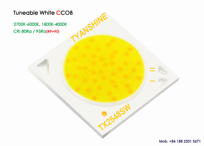 LM-80 COB Tunable White LEDs CRI 80 90 95 Smart Lighting 2700K-5700K 1800K-3000K