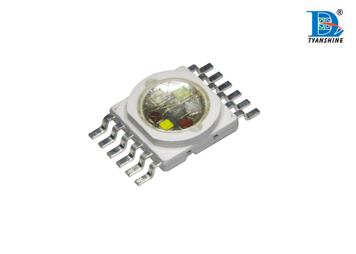6 In 1 RGBWA + UV Multi Color LED Diode for Stage Lighting , RGB LED Chip